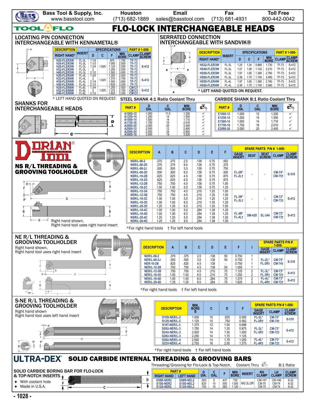 Bass Tool Catalog 2025