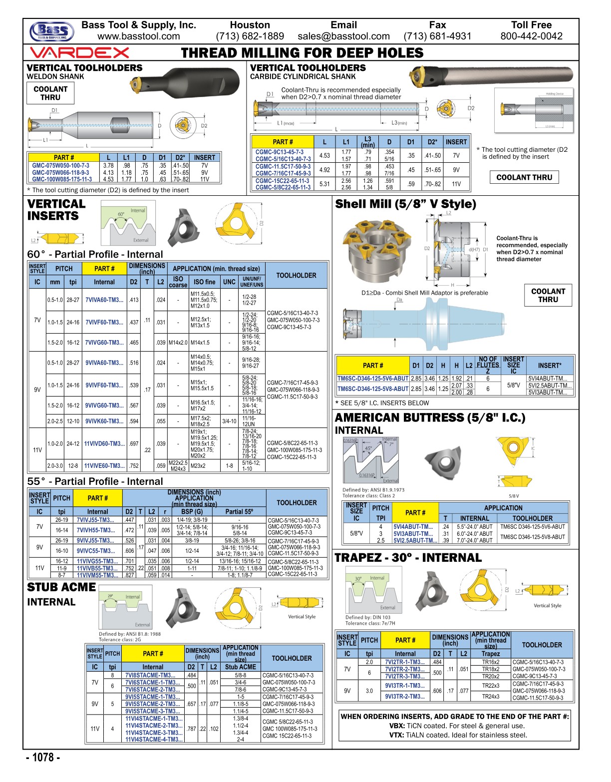 Bass Tool Catalog 2025
