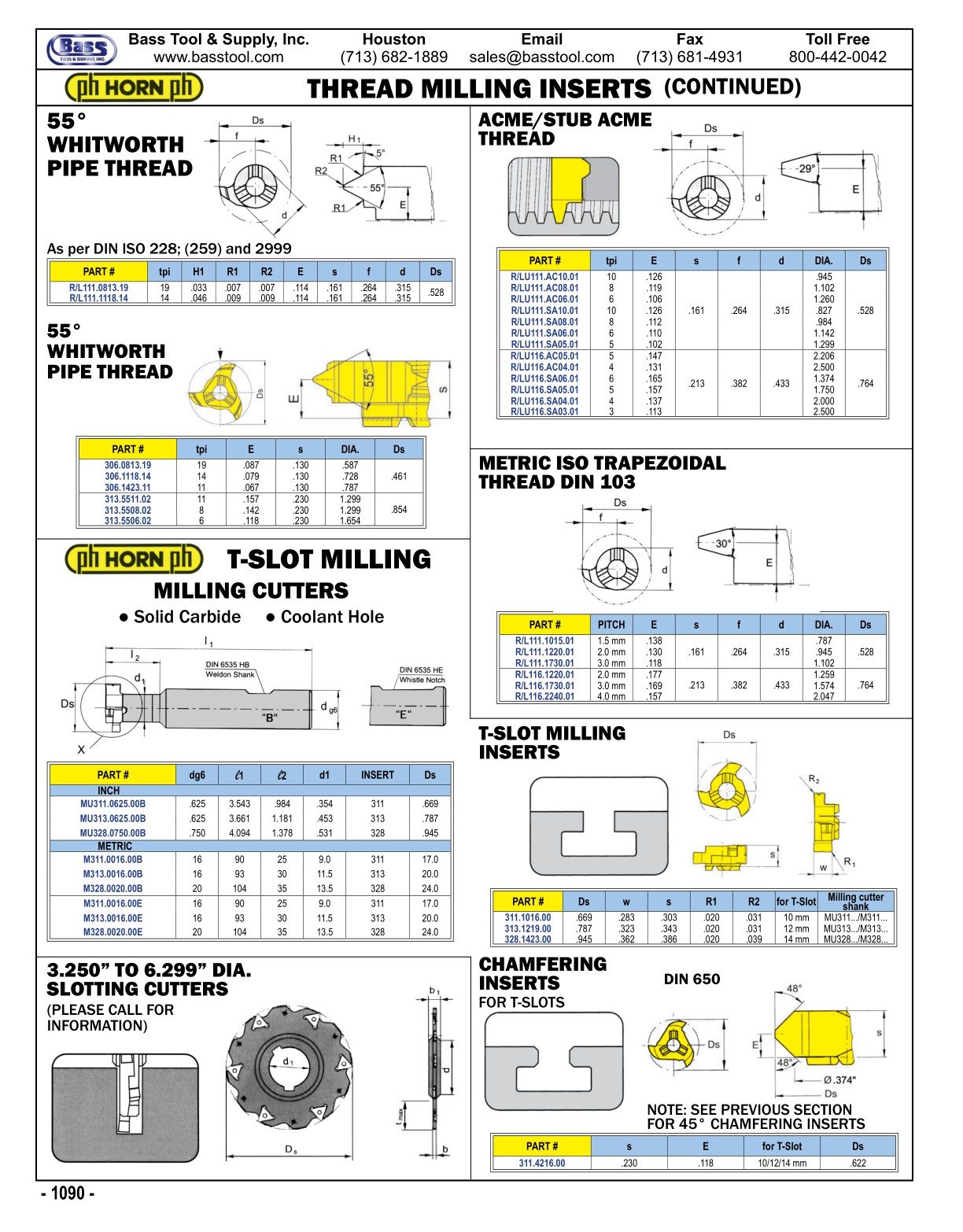 Bass Tool Catalog 2025