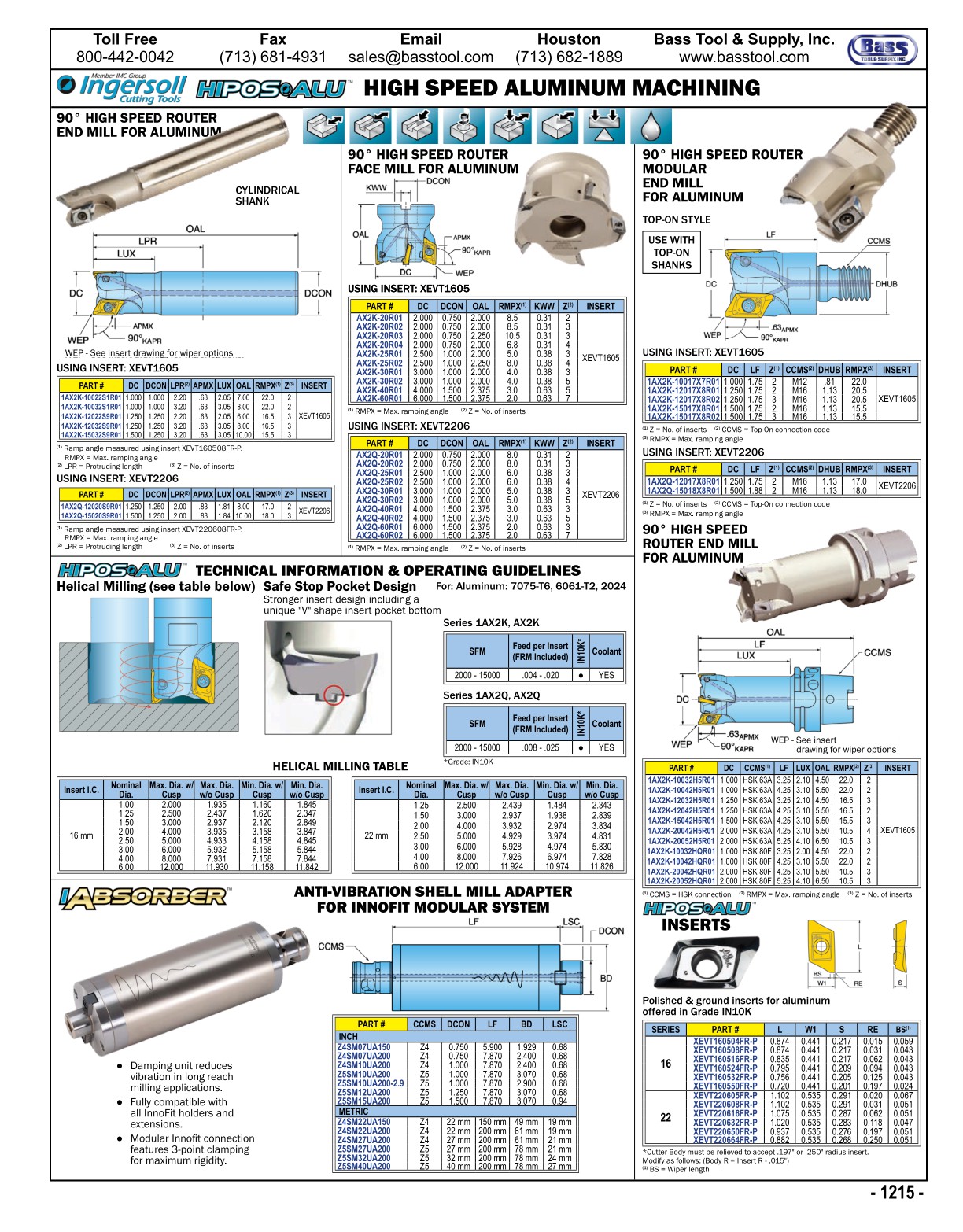 Bass Tool Catalog 2025
