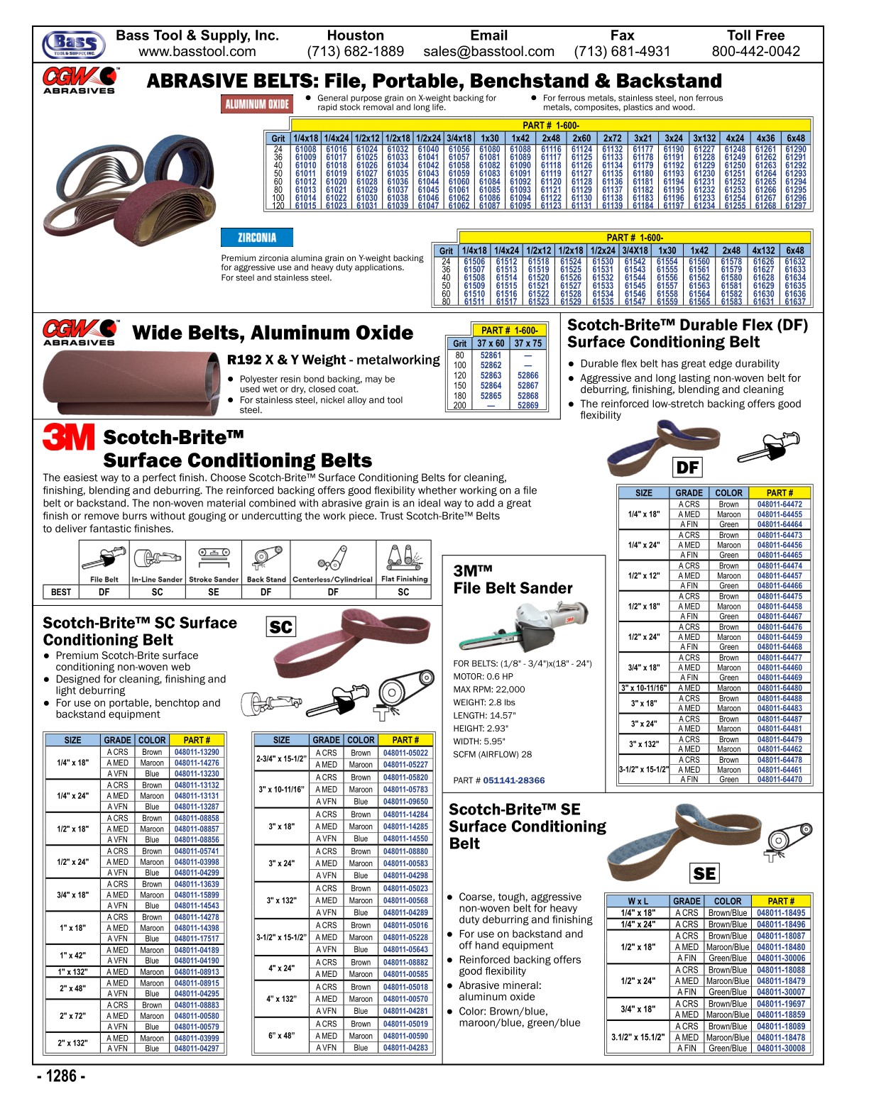 Bass Tool Catalog 2025