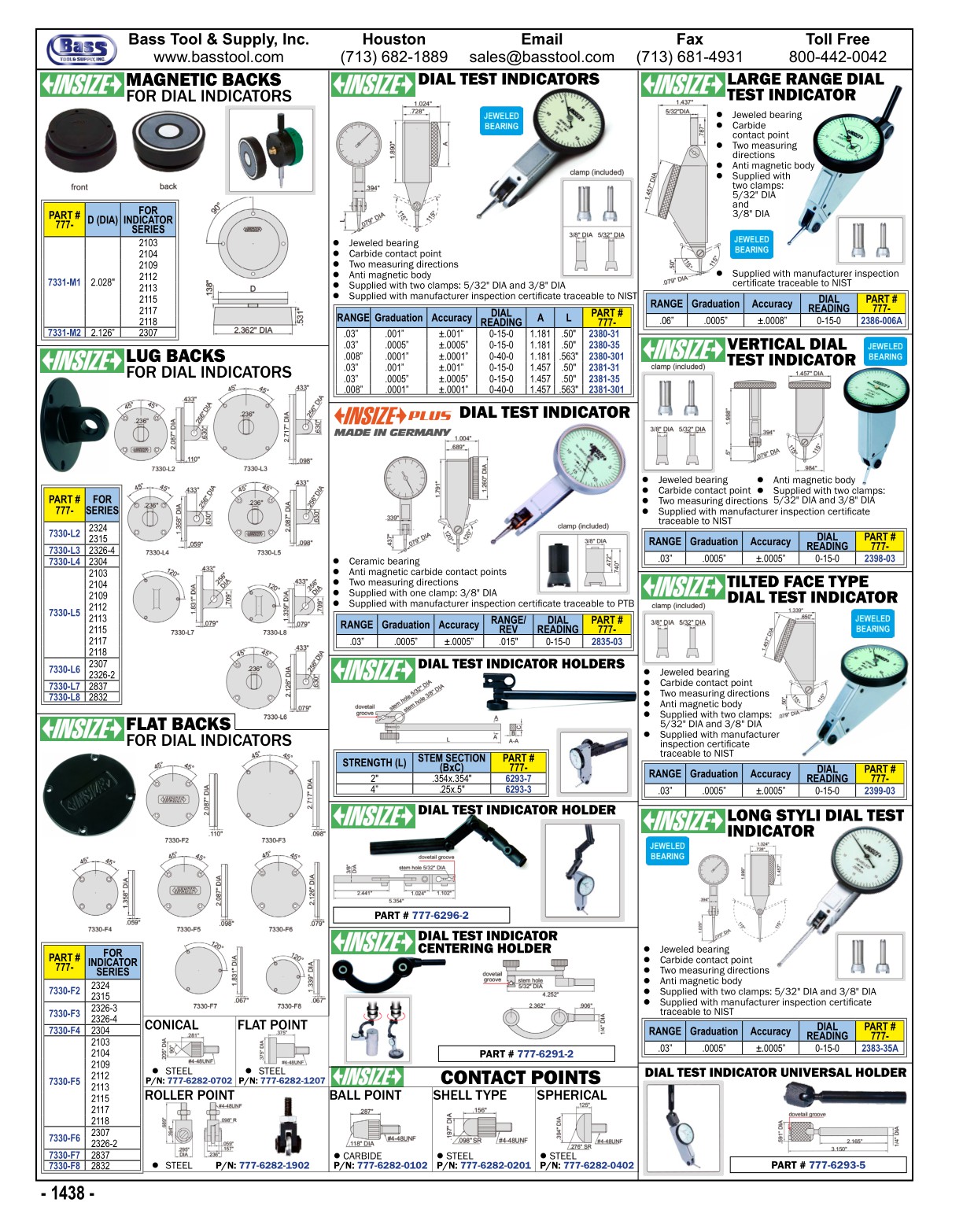 Bass Tool Catalog 2025