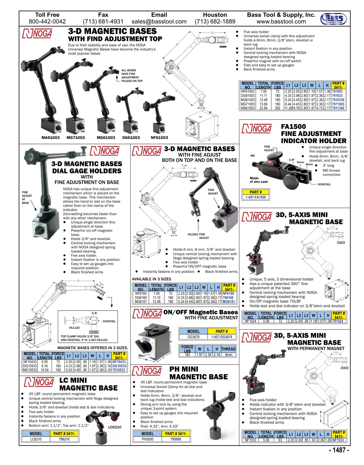 Bass Tool Catalog 2025