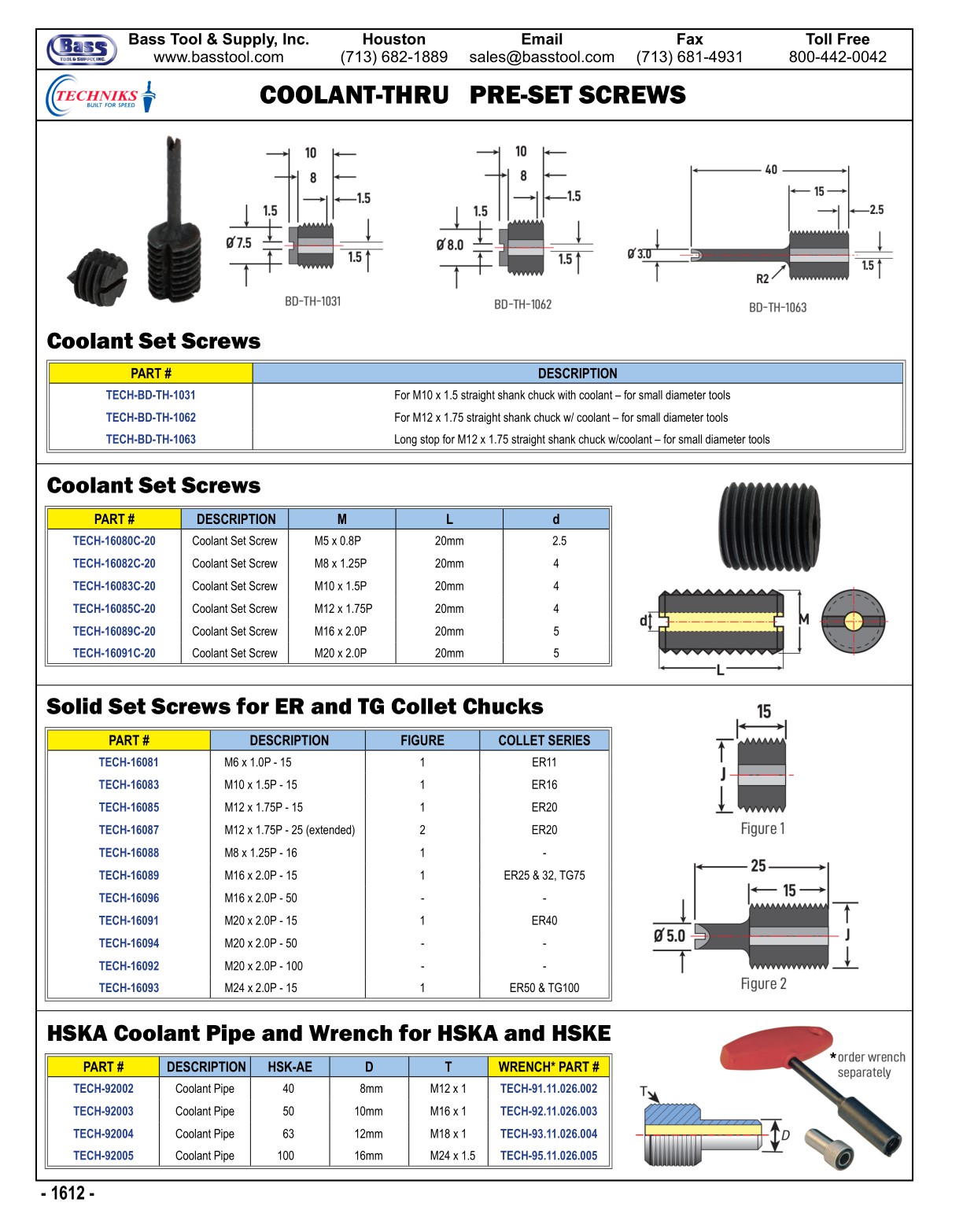 Bass Tool Catalog 2025