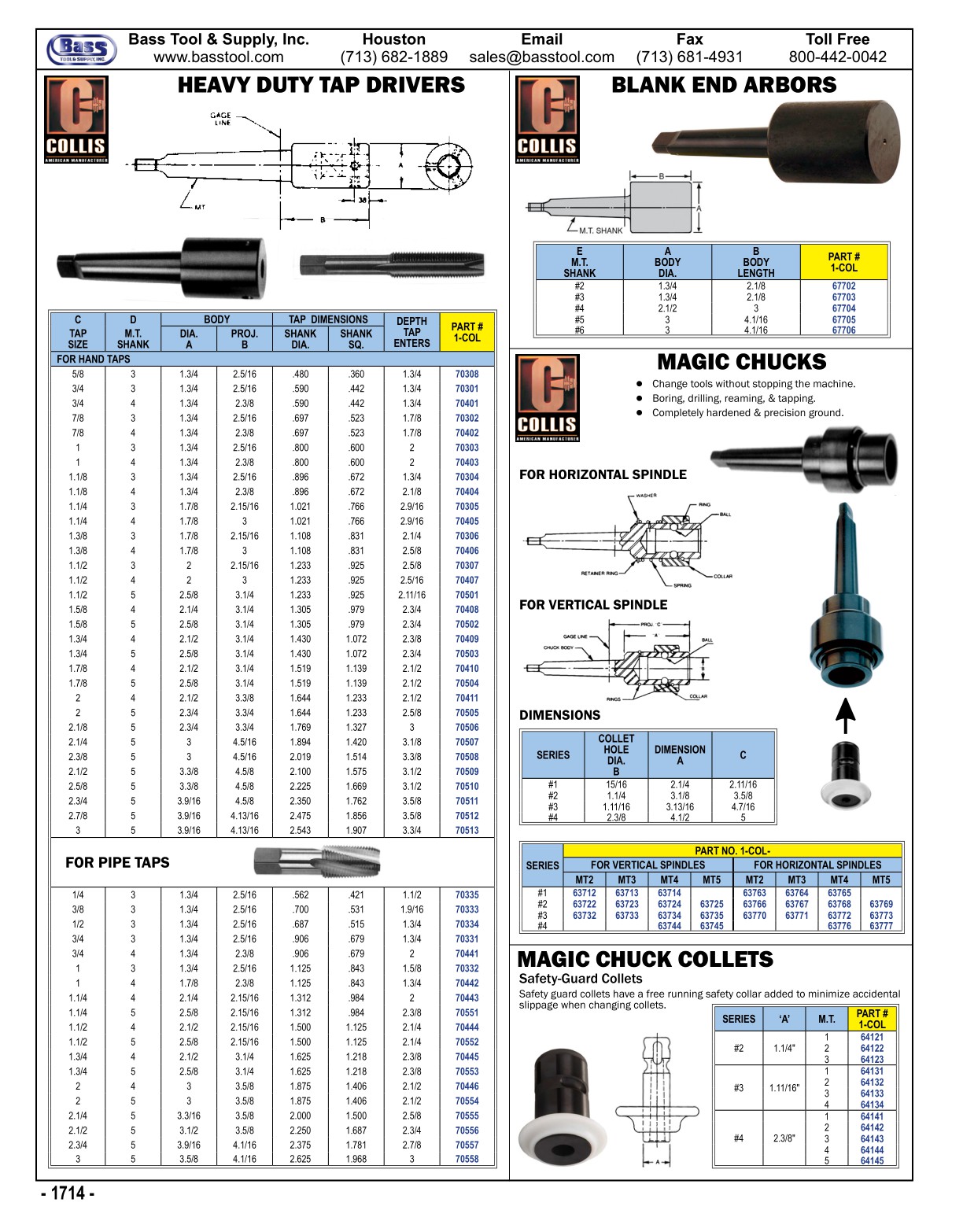 Bass Tool Catalog 2025