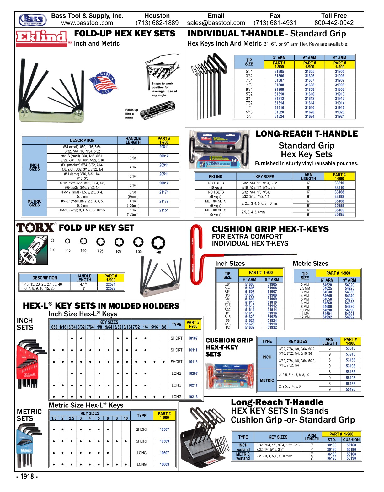 Bass Tool Catalog 2025