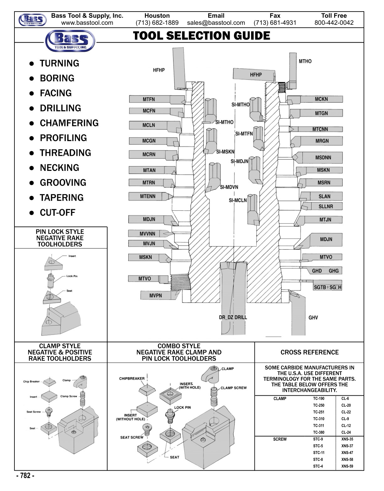 Bass Tool Catalog 2025