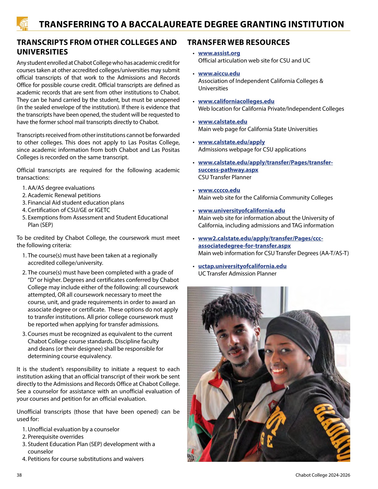 2024-2026 Chabot College Catalog