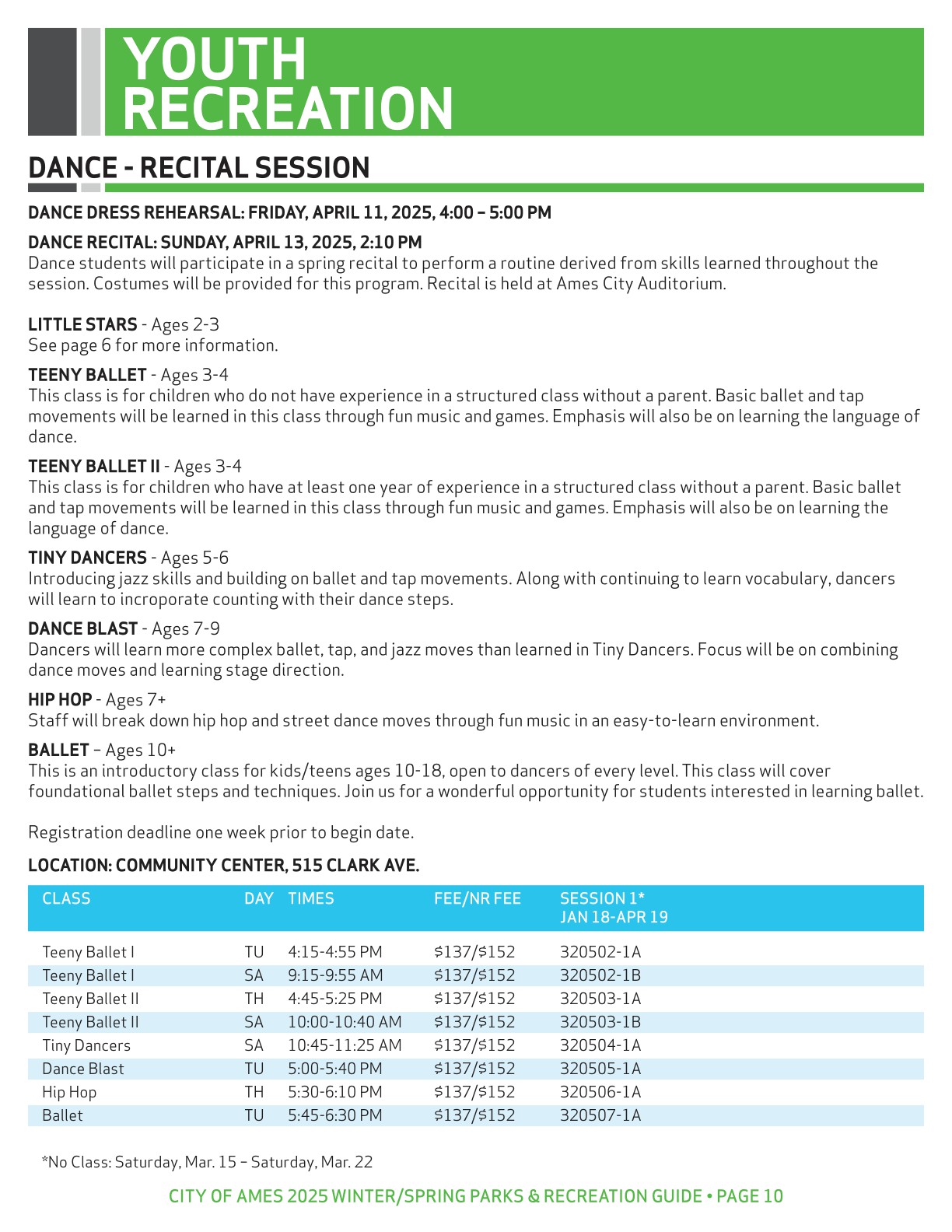 Winter/Spring Program Guide