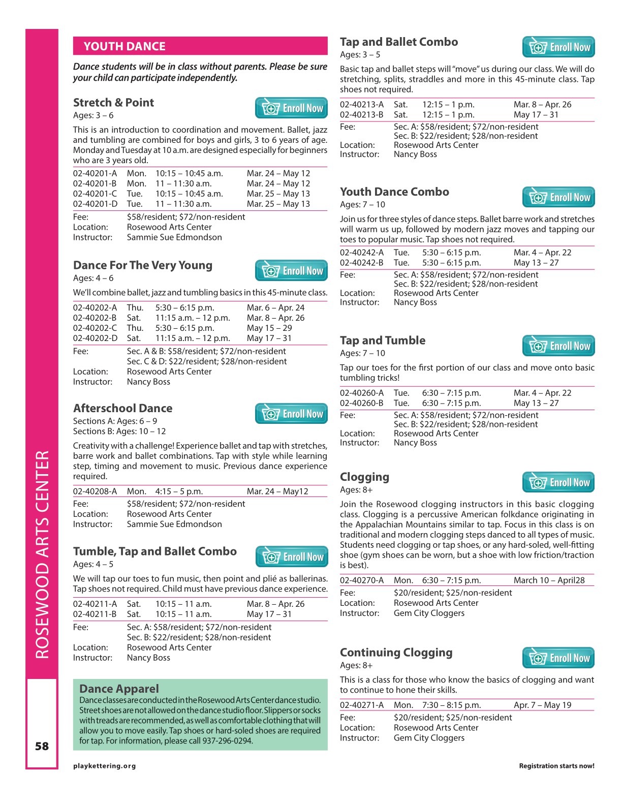 Spring 2025 PlayKettering Guide