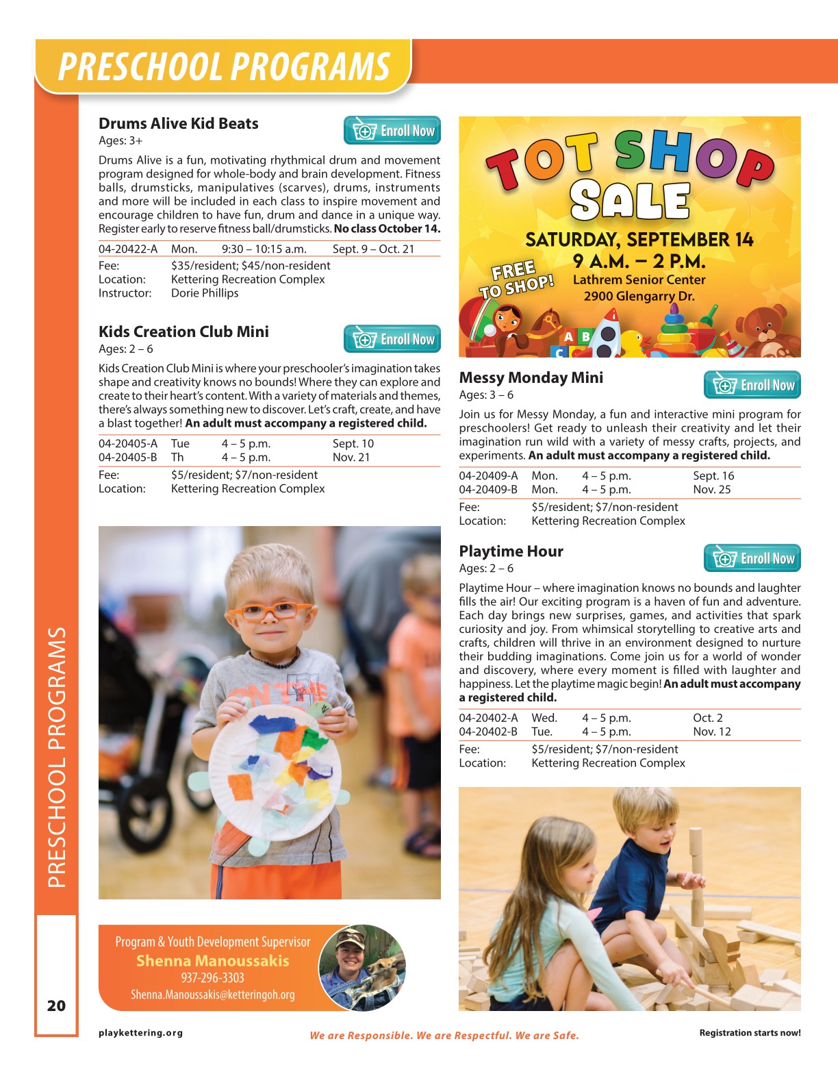 Fall 2024 PlayKettering Guide