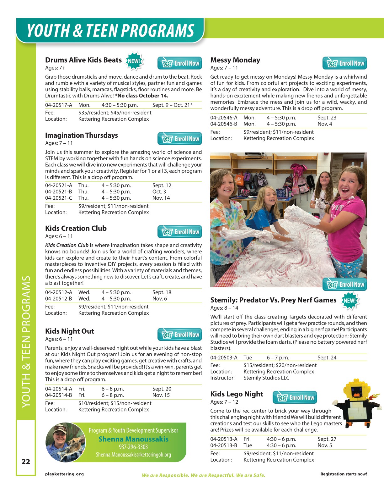 Fall 2024 PlayKettering Guide