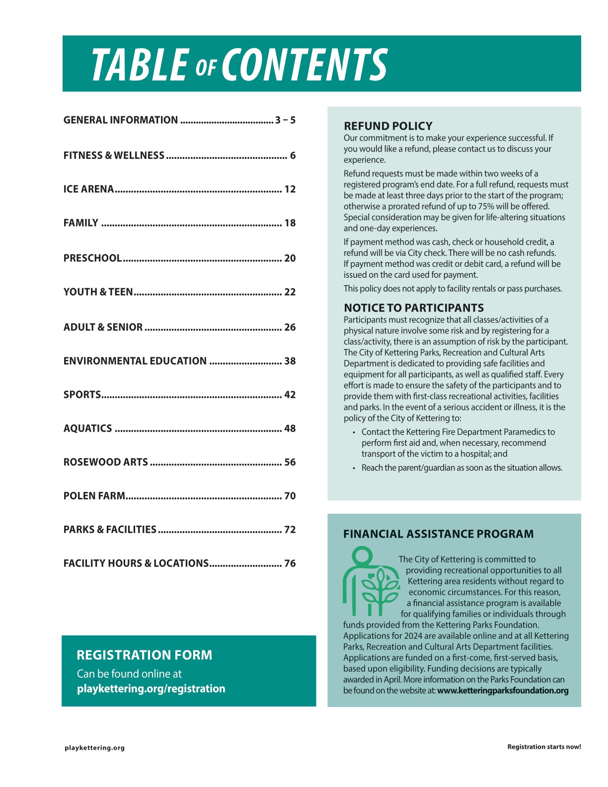 Fall 2024 PlayKettering Guide