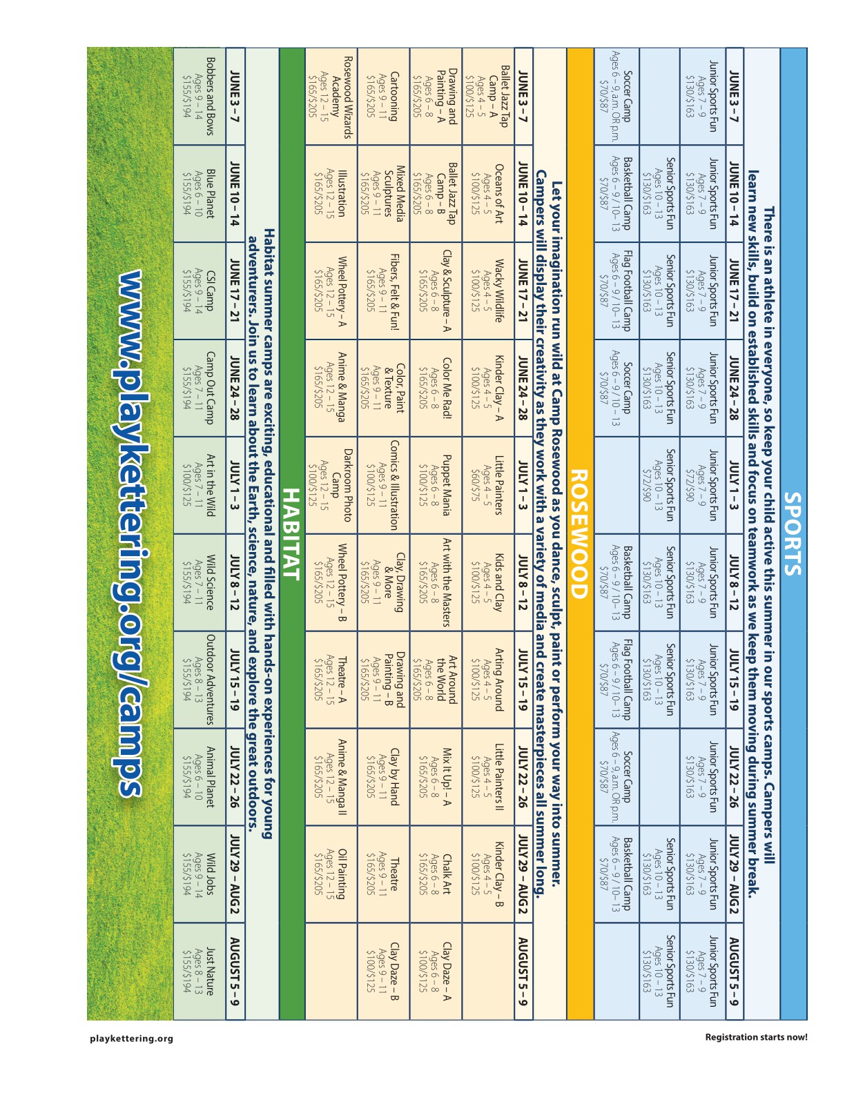 Spring 2024 Play Kettering Guide