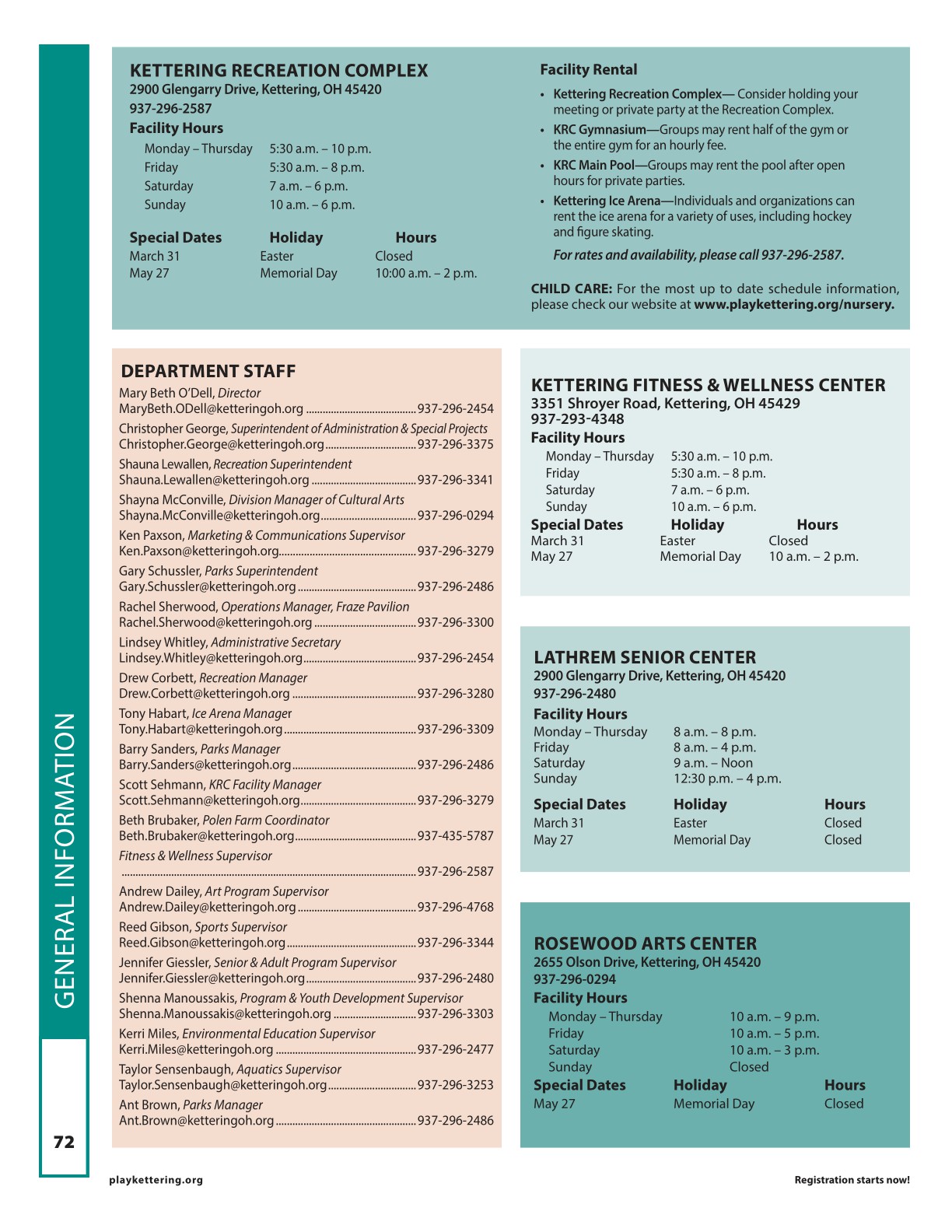 Spring 2024 Play Kettering Guide