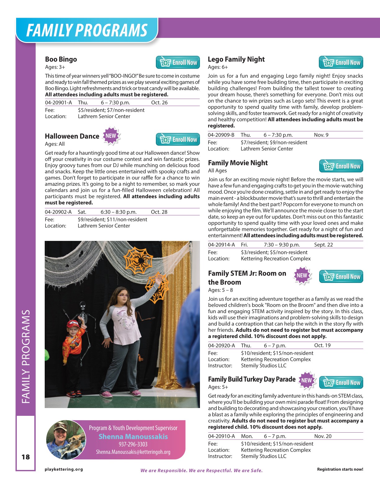 PlayKettering Fall 2023 Guide