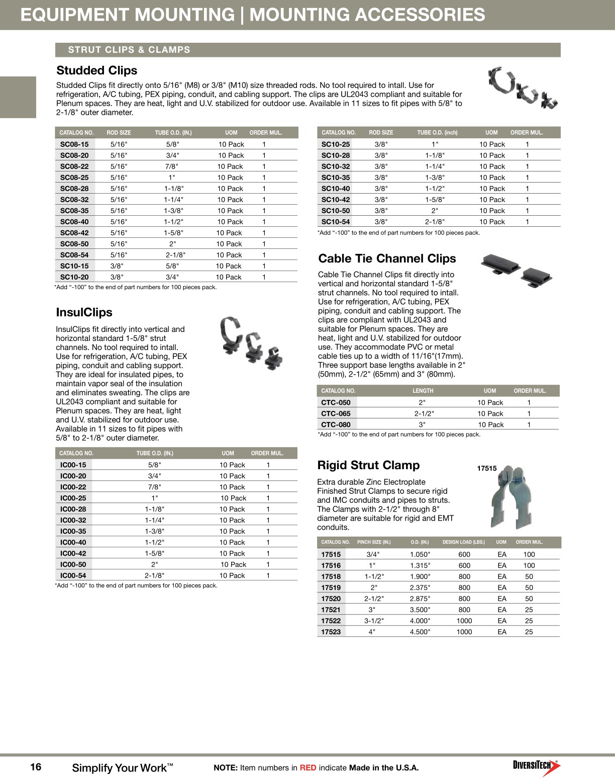 DiversiTech Catalog