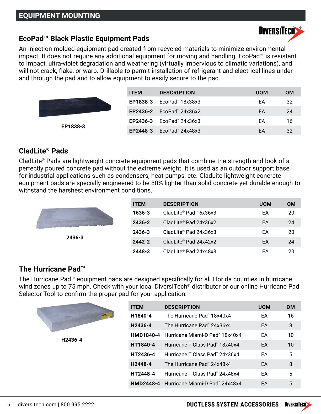 DiversiTech Ductless Catalog
