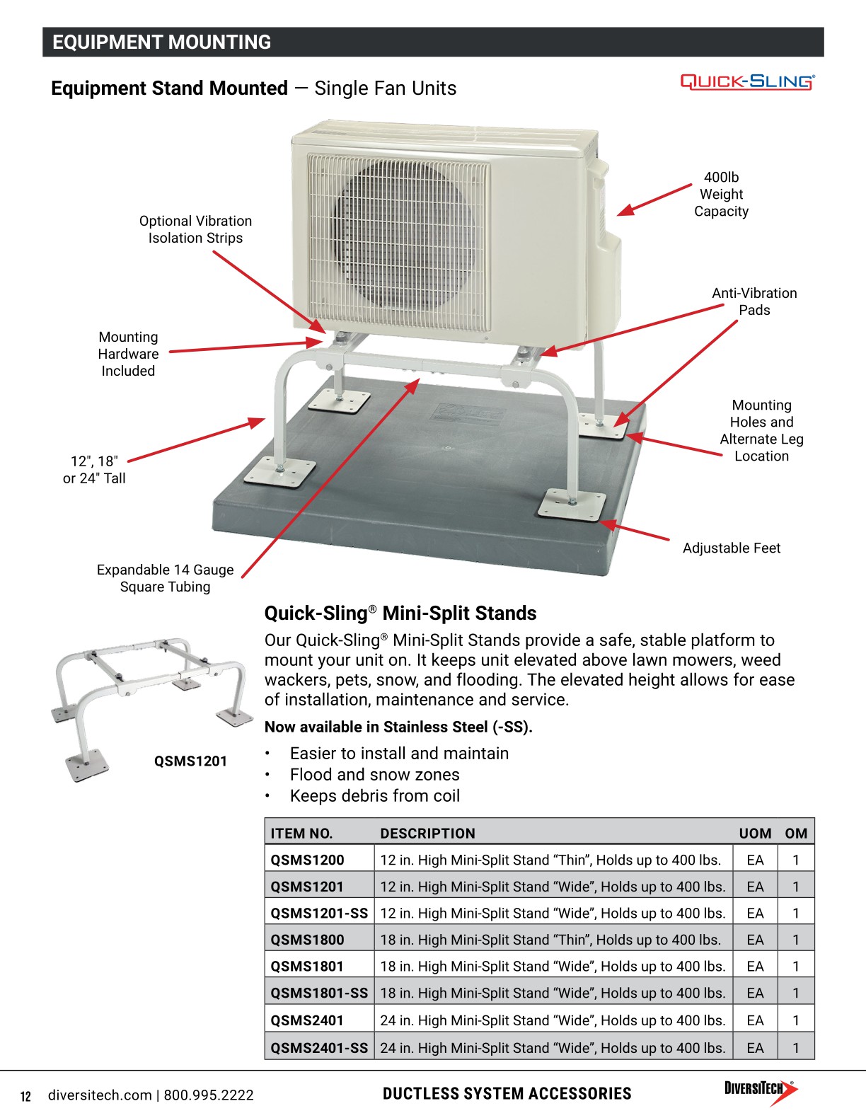 DiversiTech Ductless Catalog