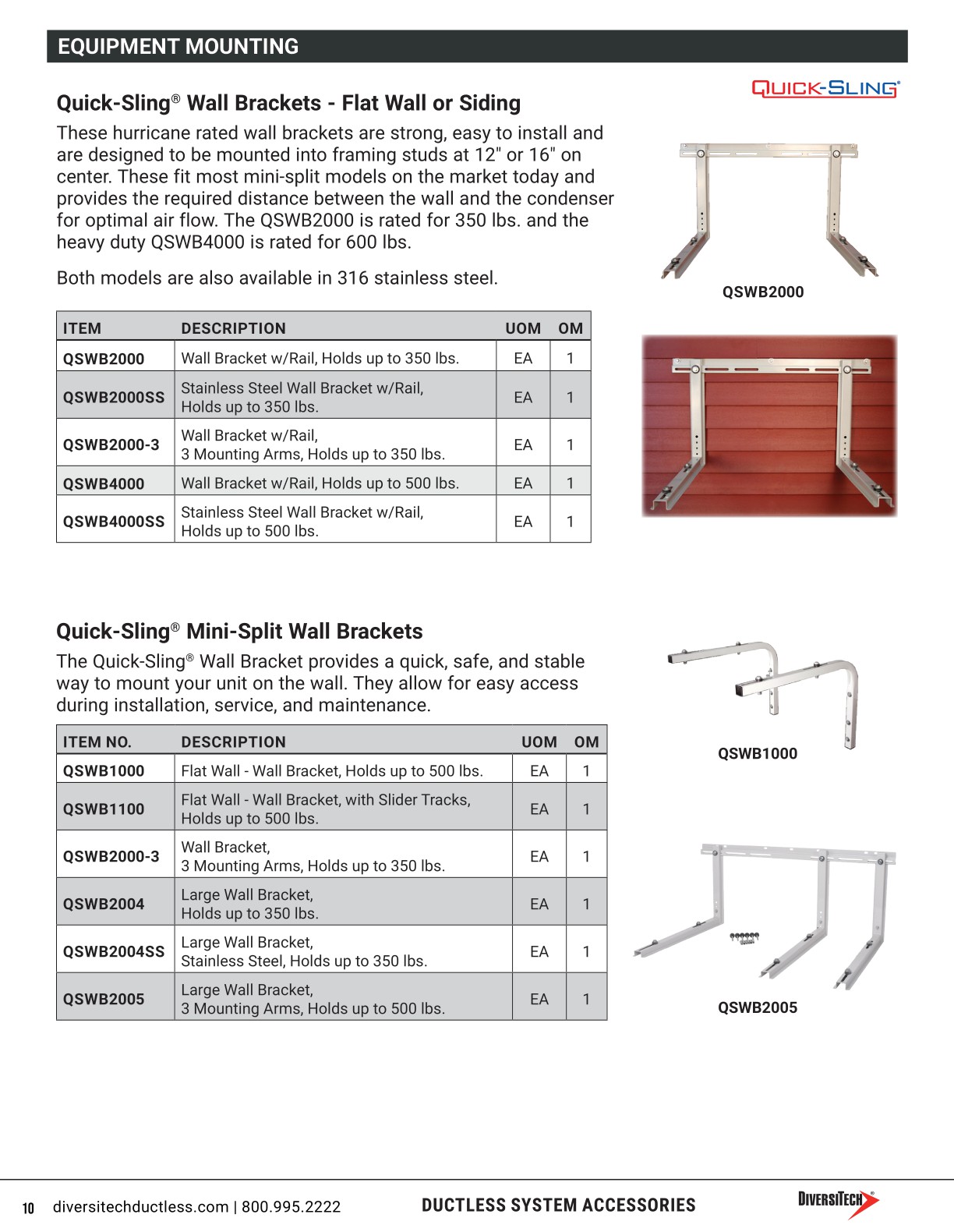 DiversiTech Ductless Catalog