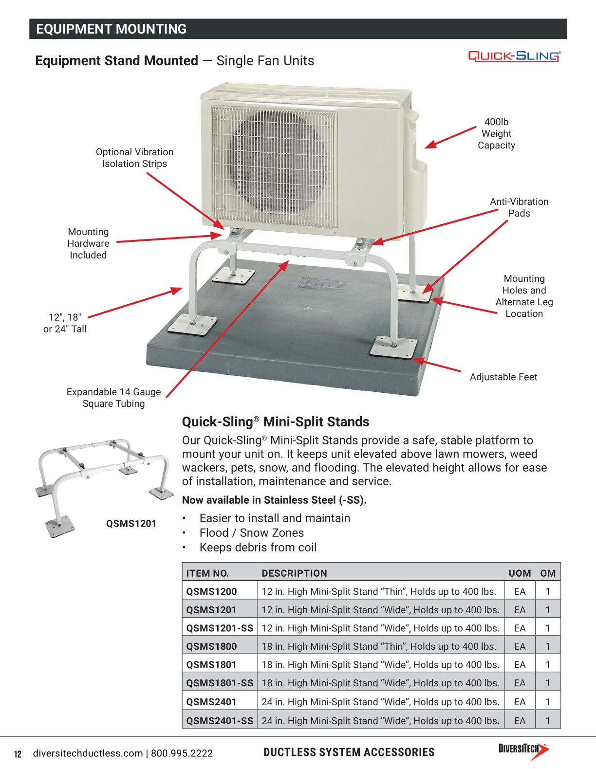 DiversiTech Ductless Catalog