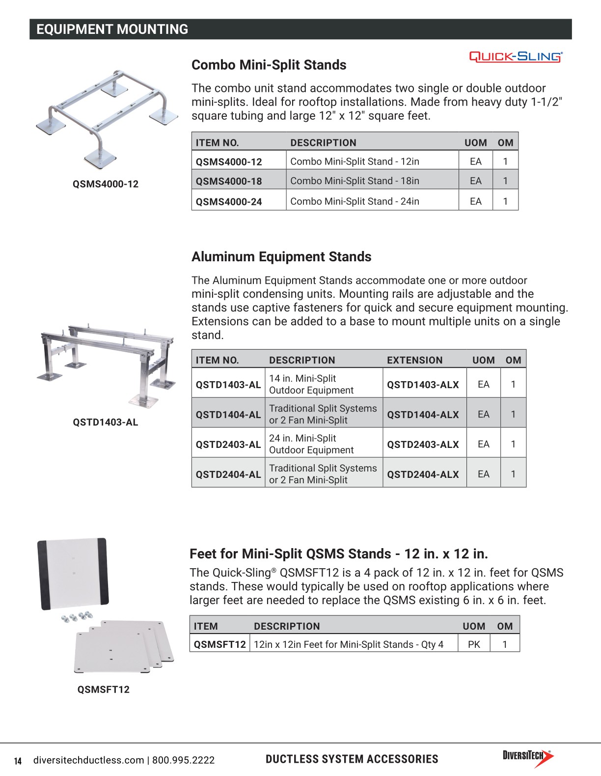 DiversiTech Ductless Catalog