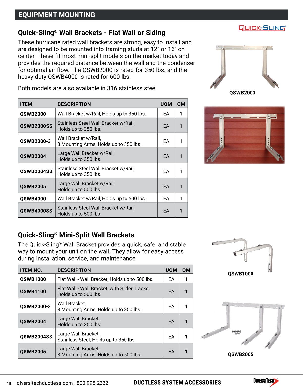 DiversiTech Ductless Catalog