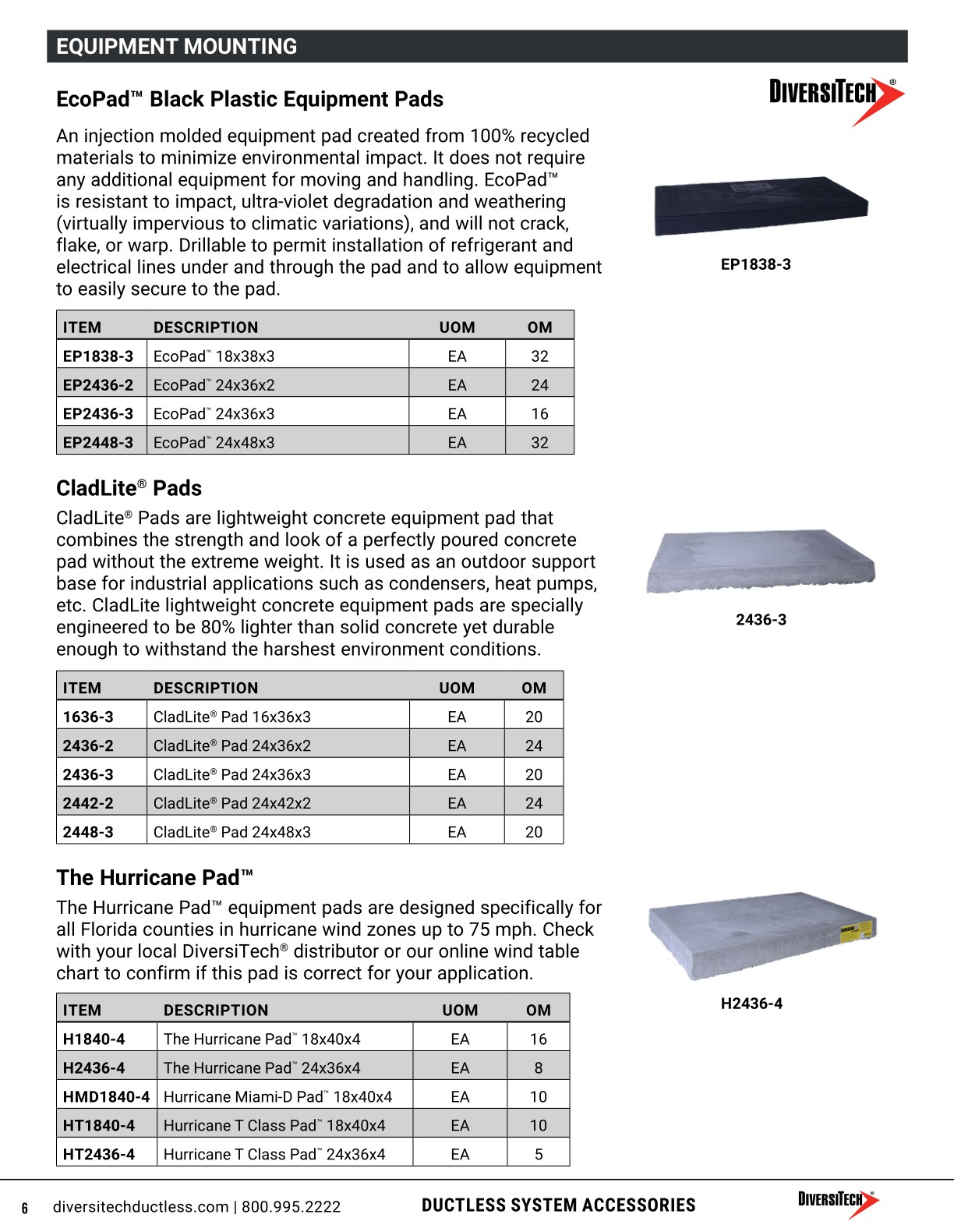 DiversiTech Ductless Catalog
