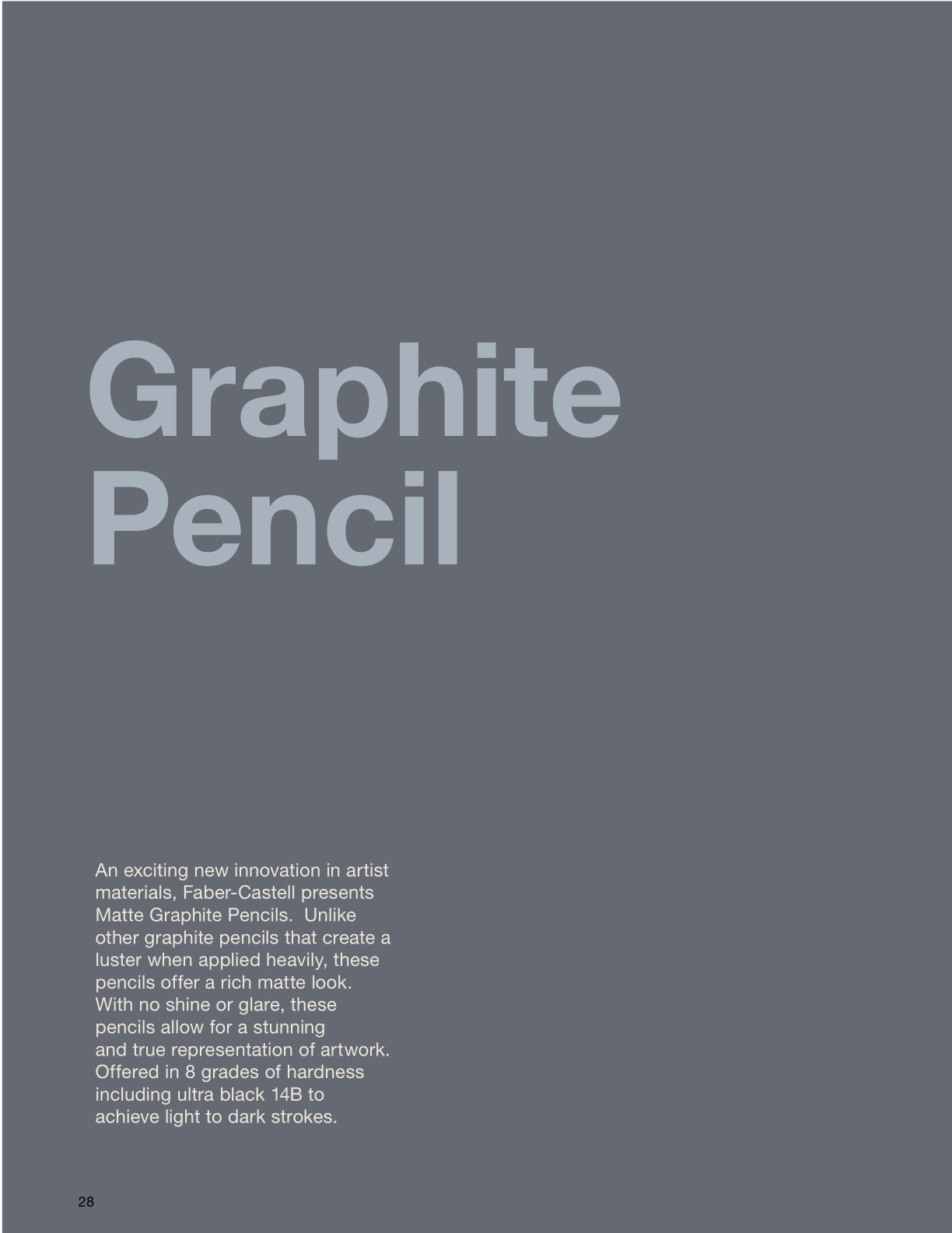 2024 Faber-Castell Art & Graphic catalog