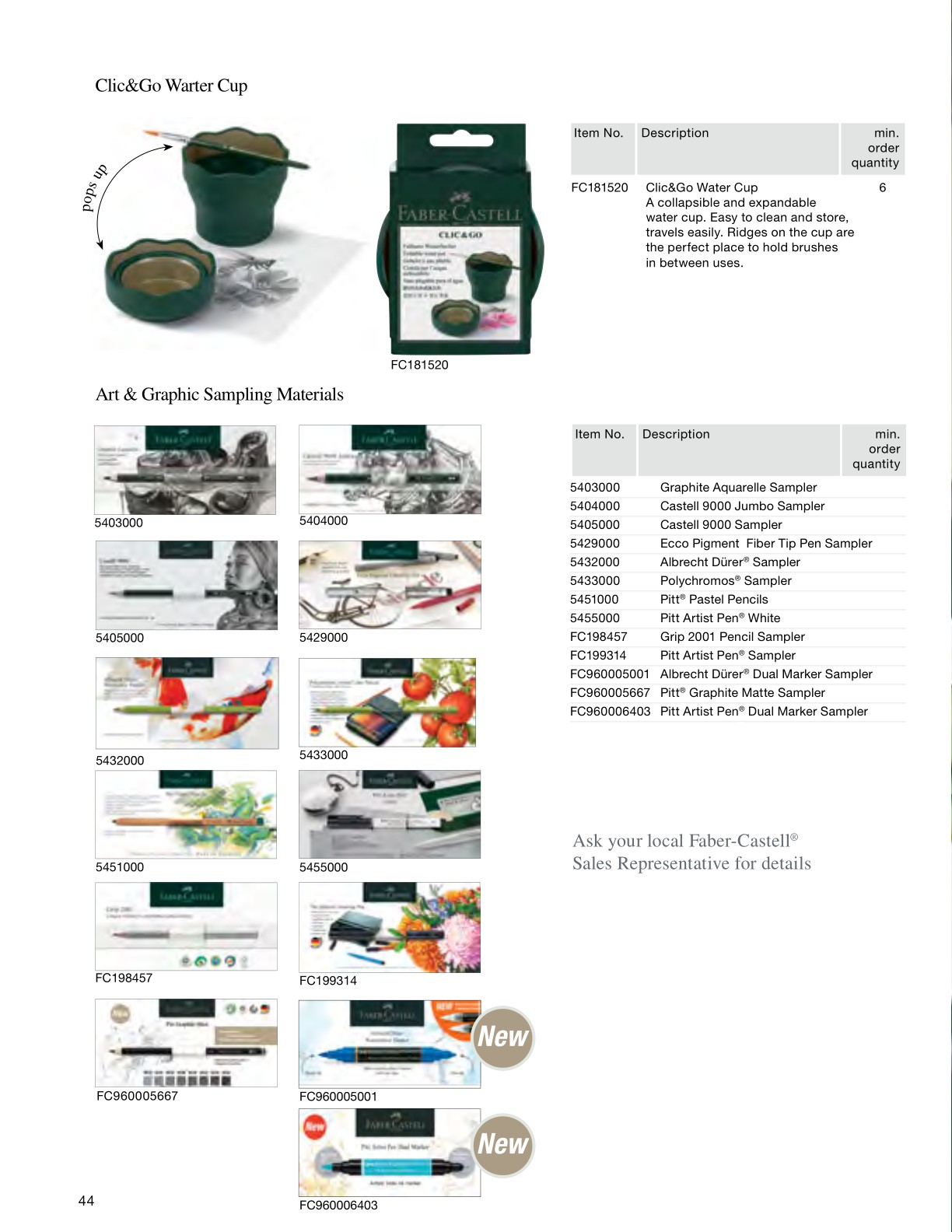 2024 Faber-Castell Art & Graphic catalog
