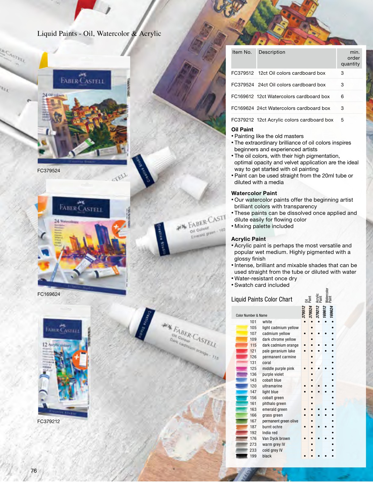 2024 Faber-Castell Art & Graphic catalog