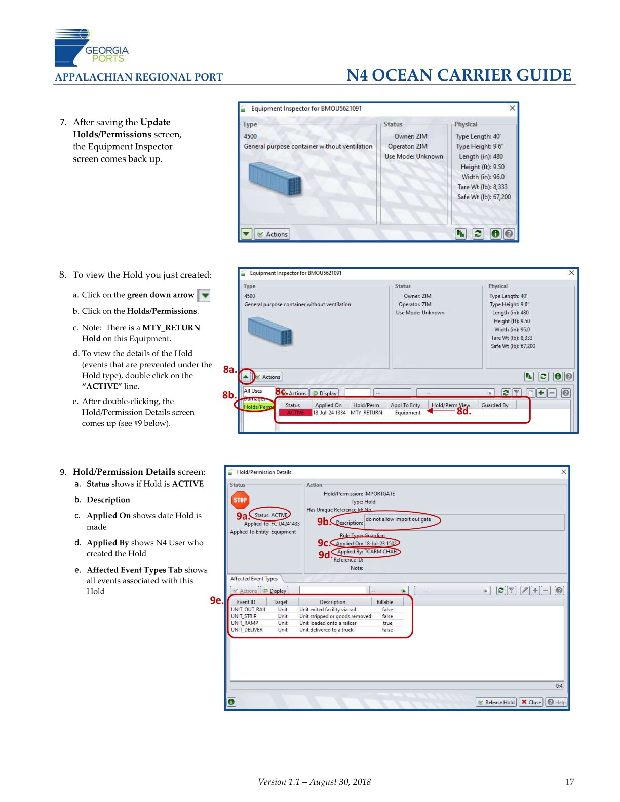N4 Ocean Carrier Guide