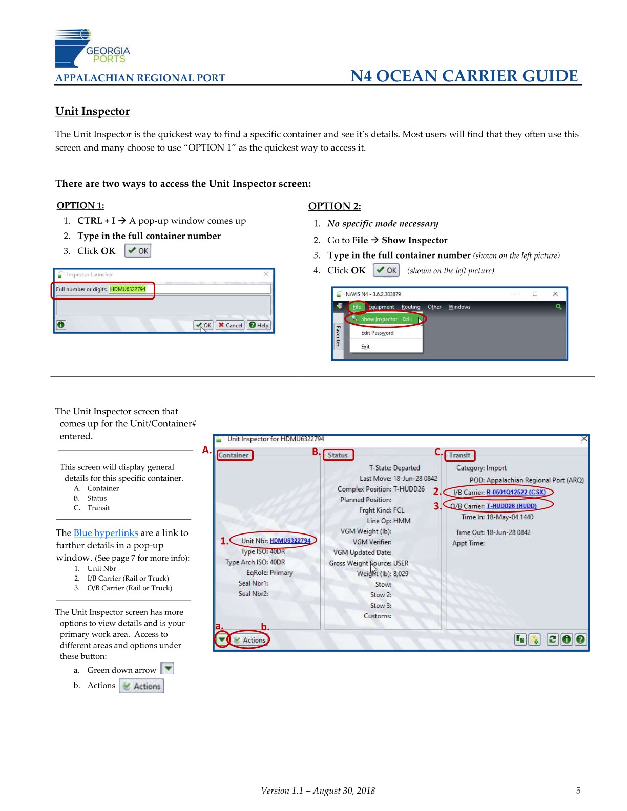 N4 Ocean Carrier Guide