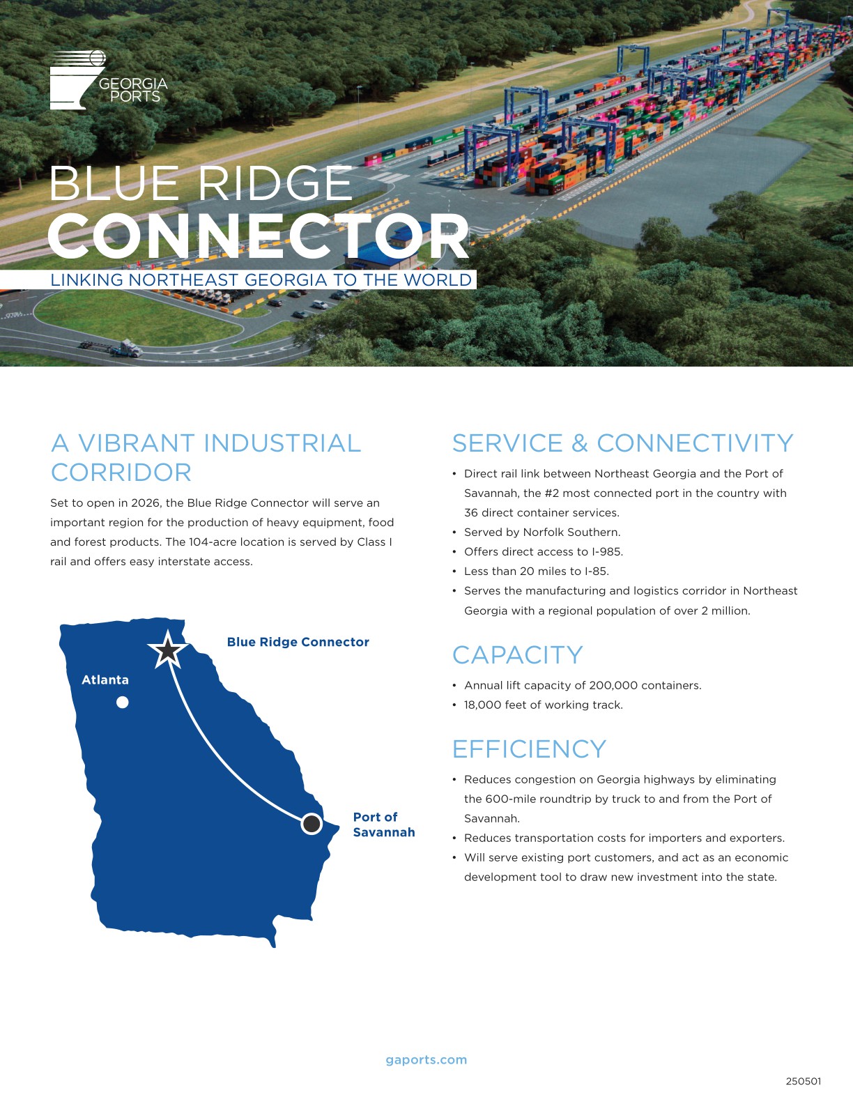 Blue Ridge Connector Fact Sheet
