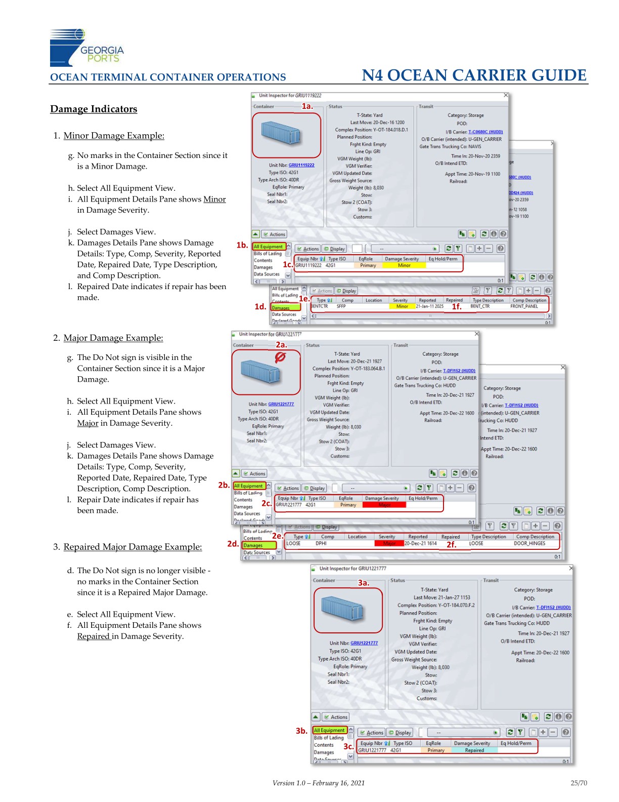 GPA Ocean Terminal N4 Carrier Guide