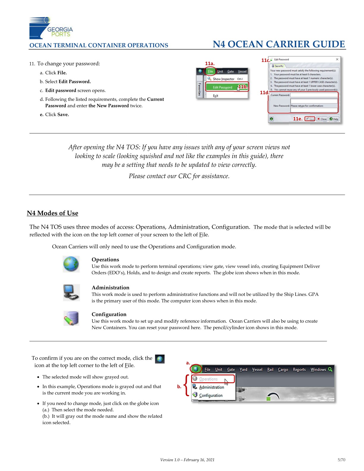 GPA Ocean Terminal N4 Carrier Guide