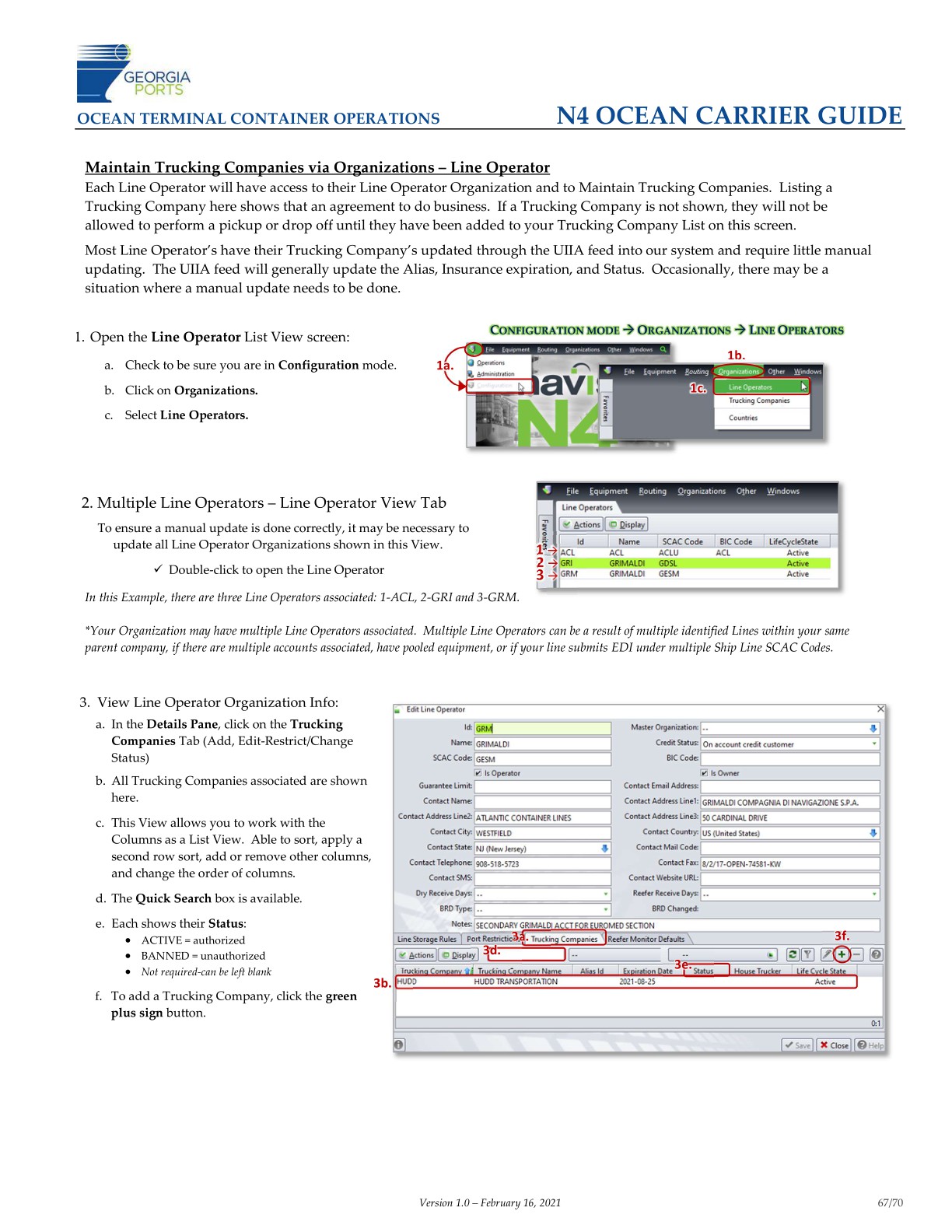 GPA Ocean Terminal N4 Carrier Guide