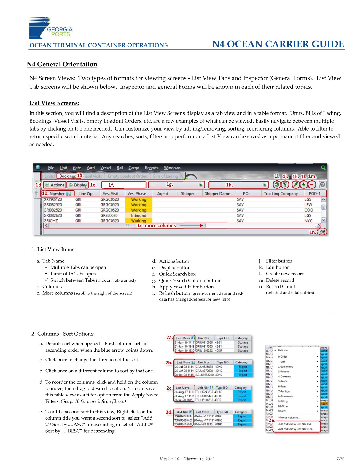 GPA Ocean Terminal N4 Carrier Guide