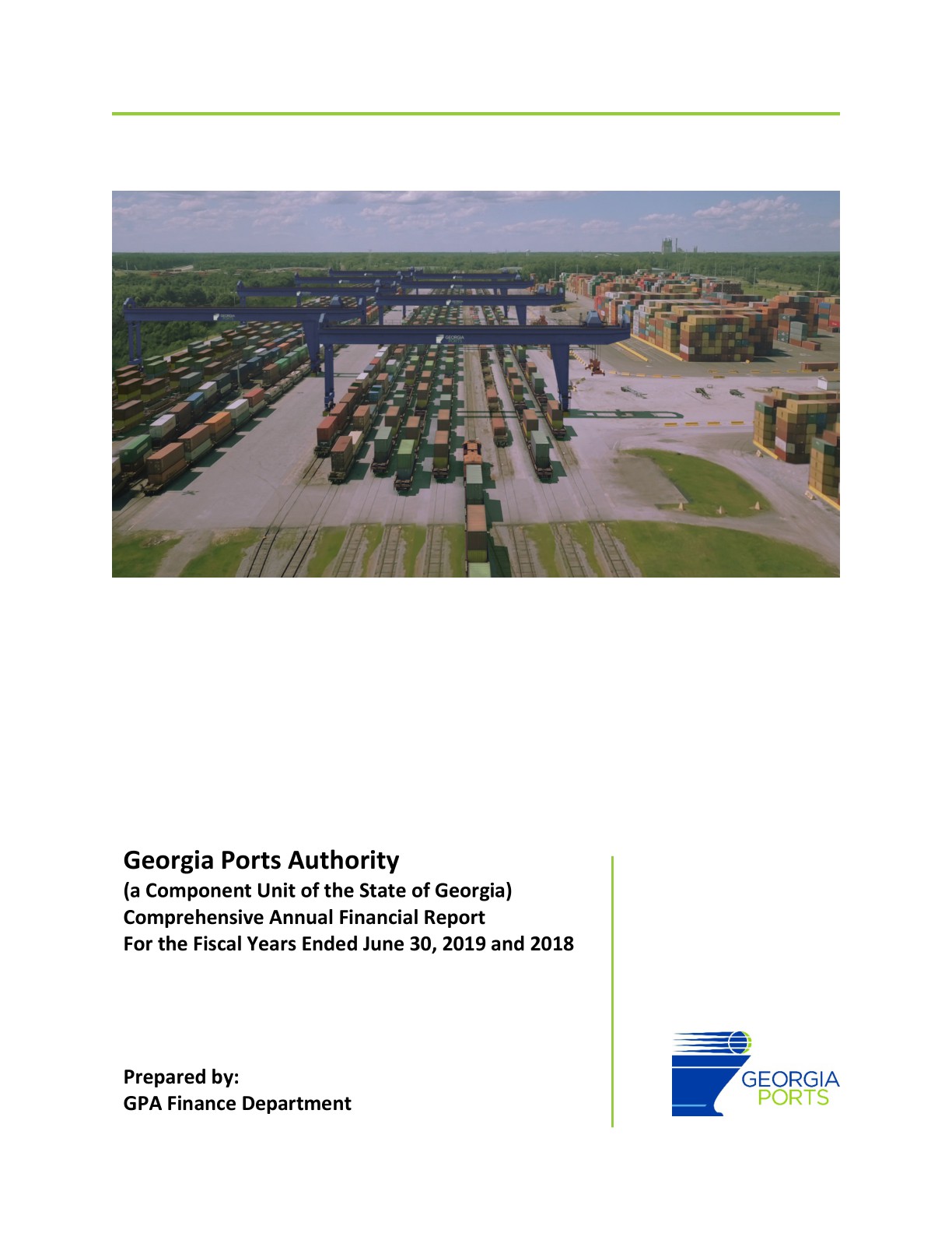 Comprehensive Annual Financial Report Fiscal Years Ended June 30, 2019 ...
