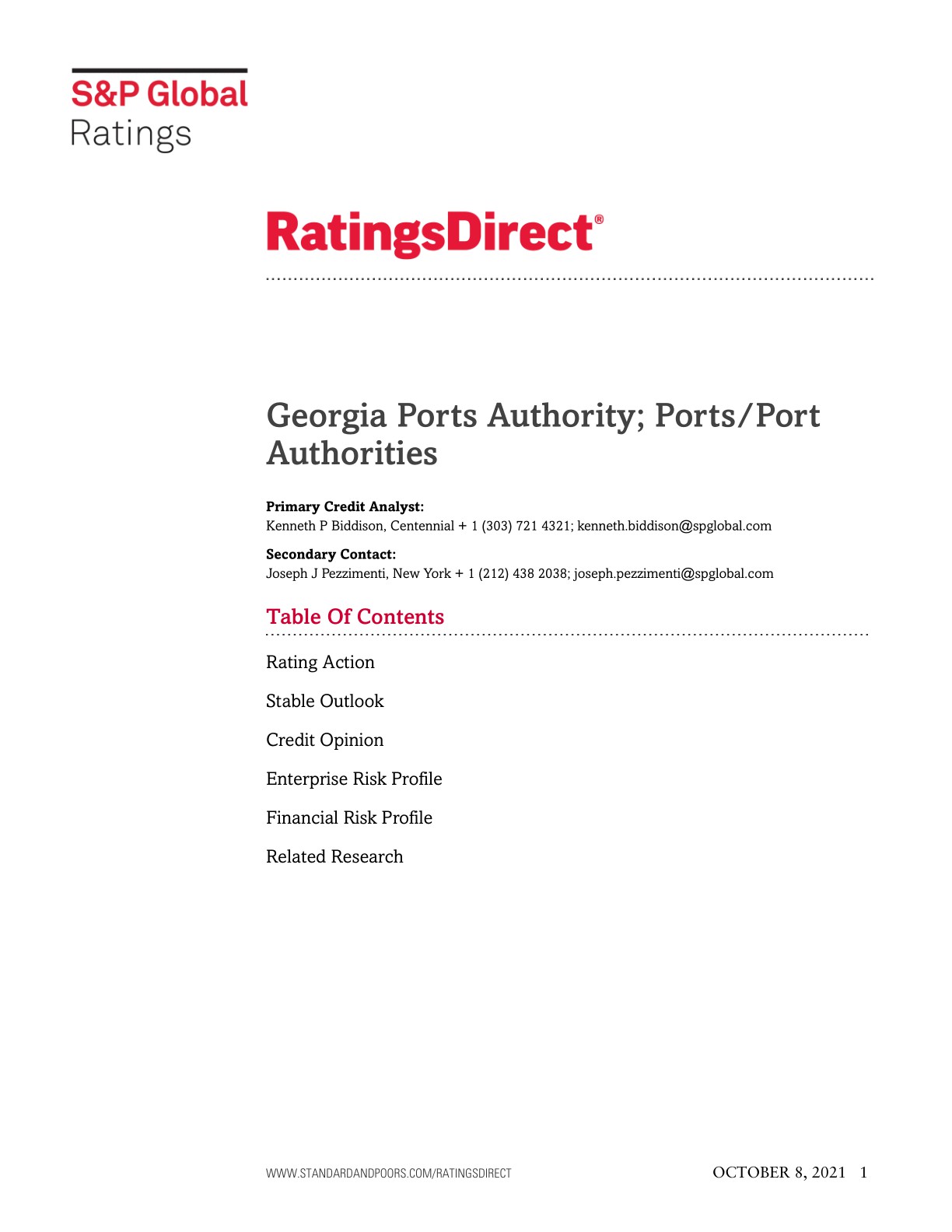 S&P Ratings Direct