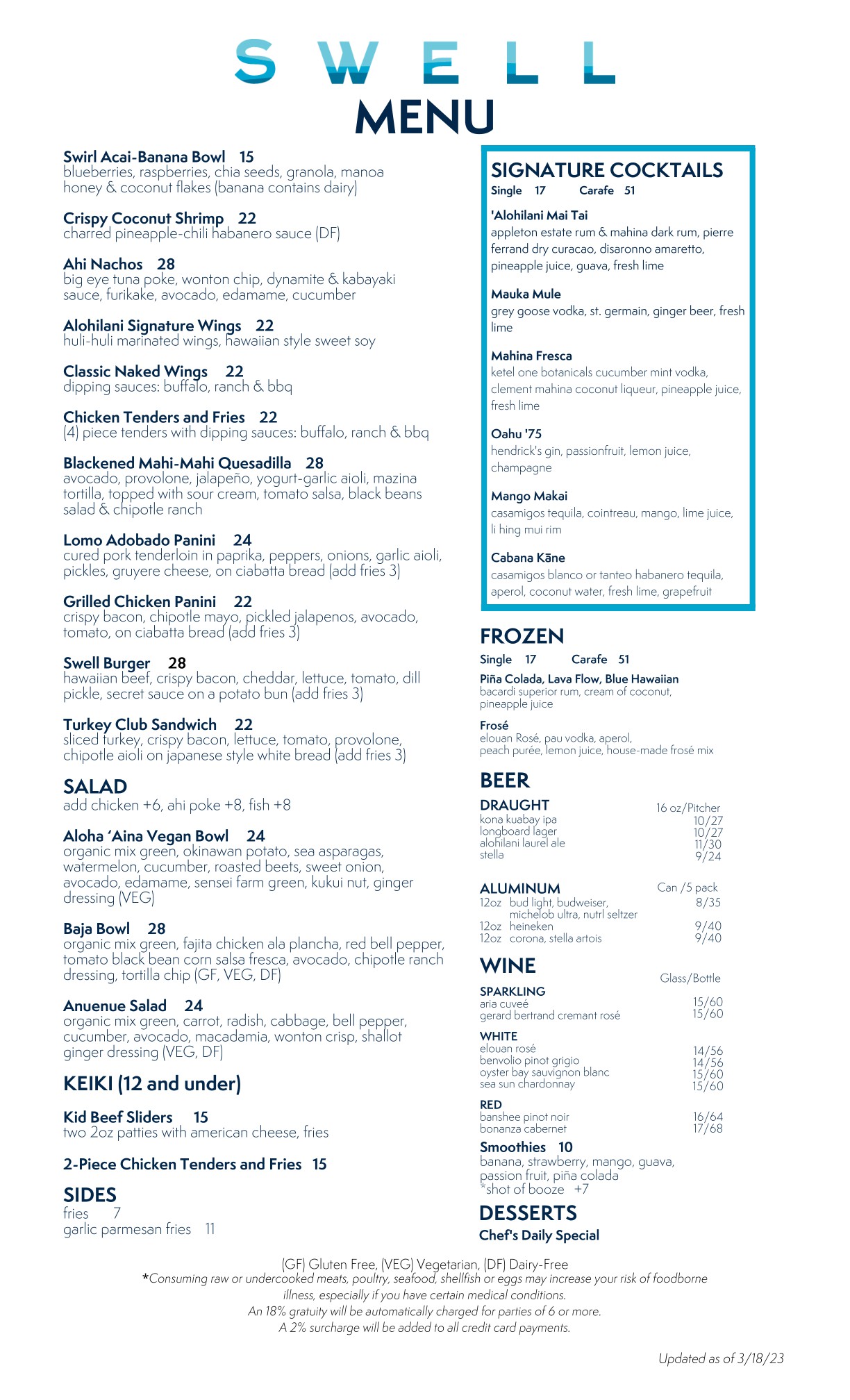 Swell Menu 3.18