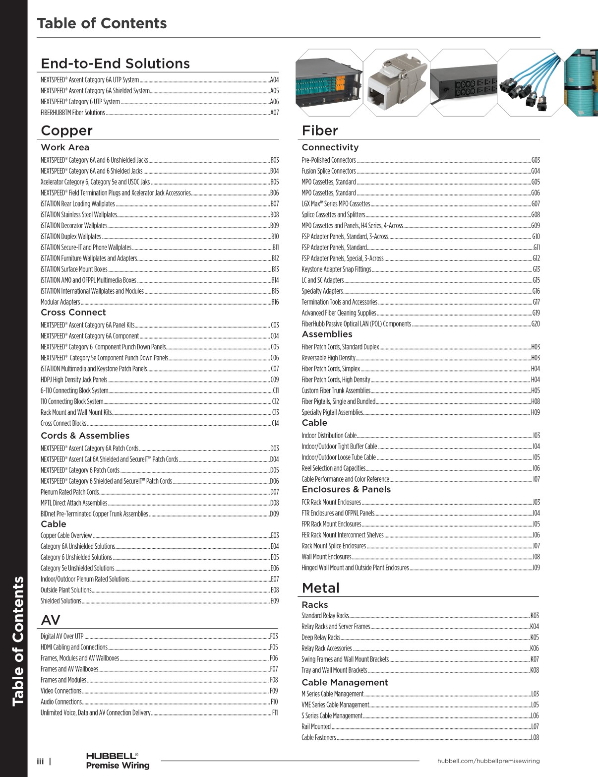 Hubbell Premise Wiring Catalog