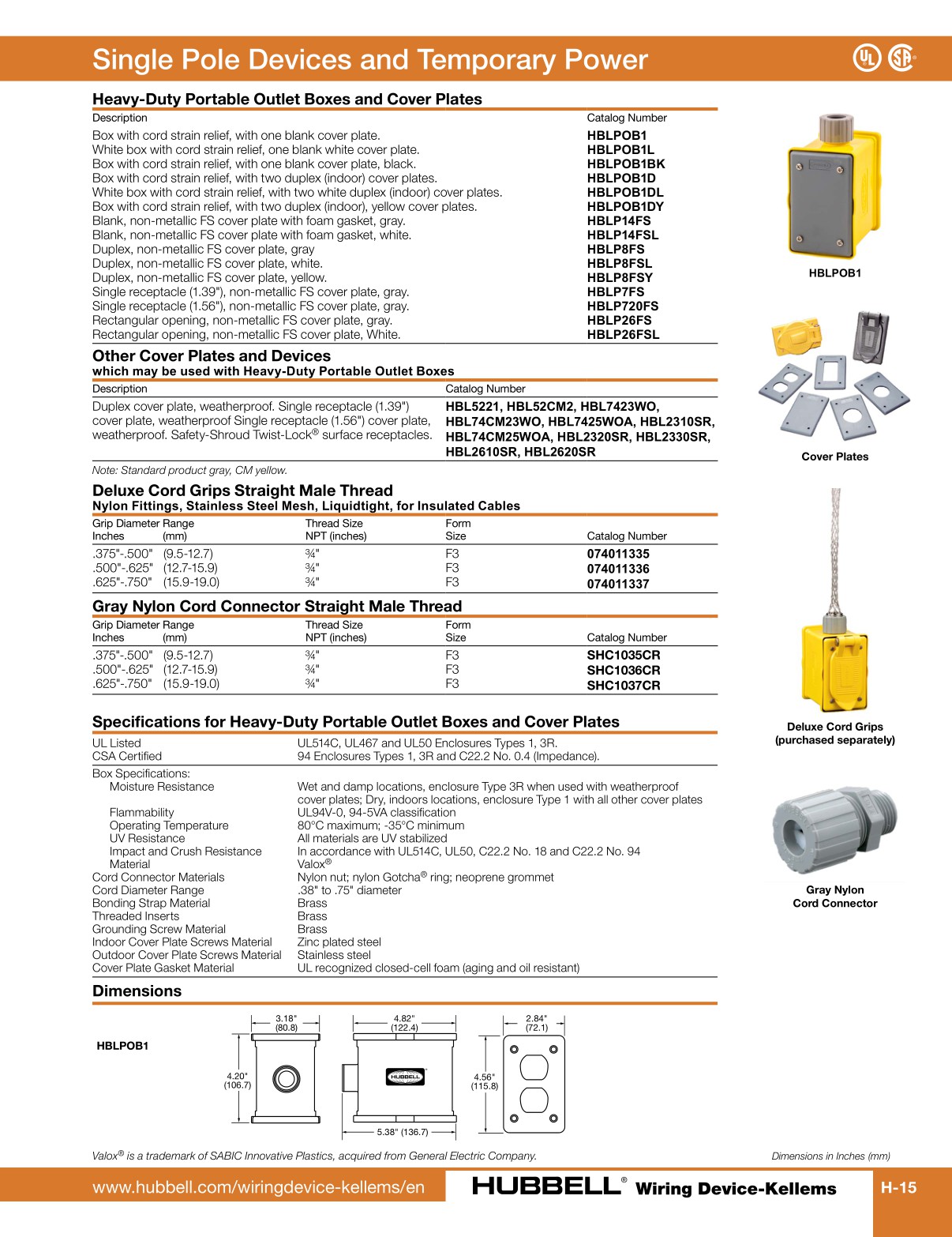 Hubbell Wiring Device-Kellems Catalog