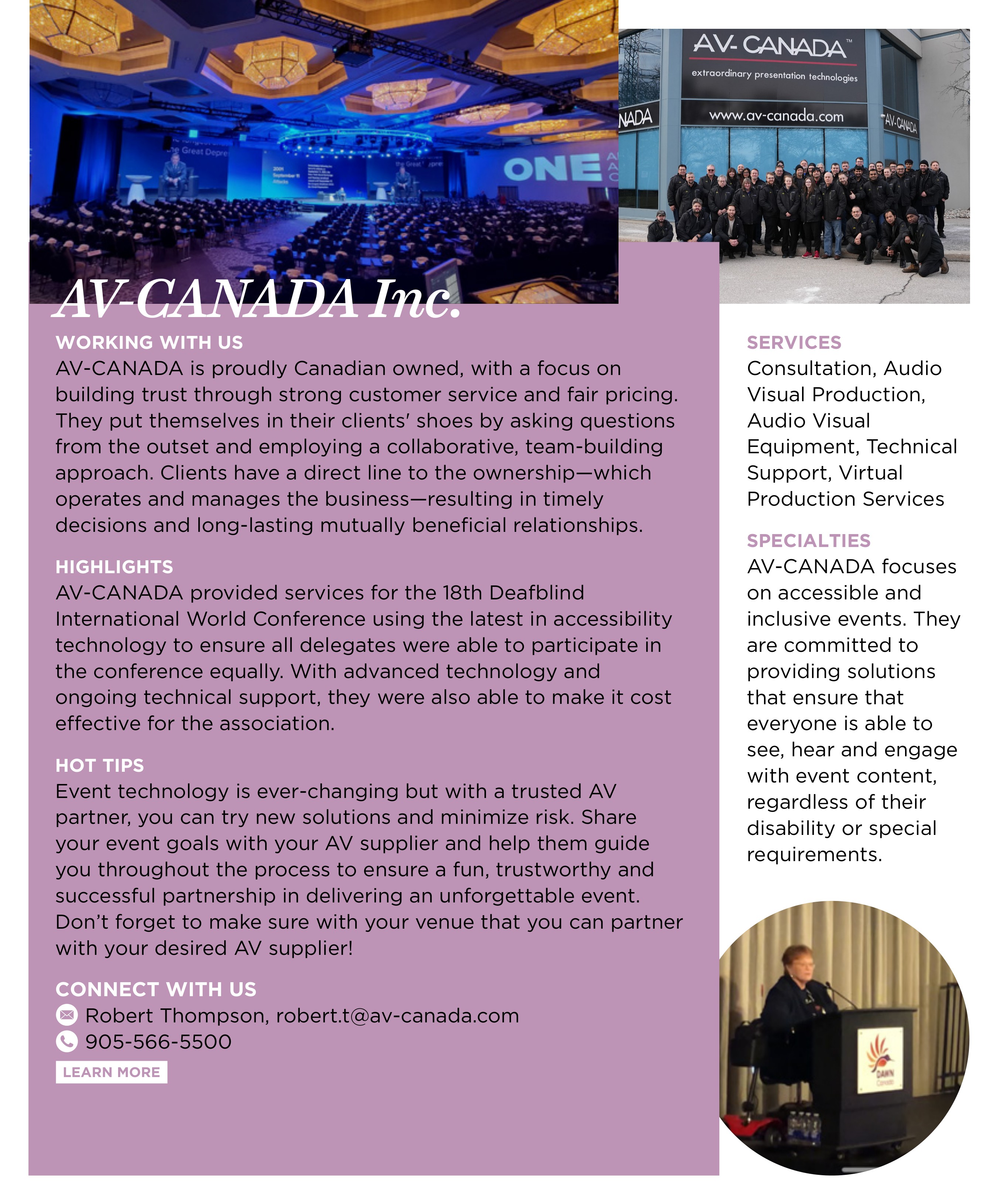 Ignite Your Event Technology & Audio Visual