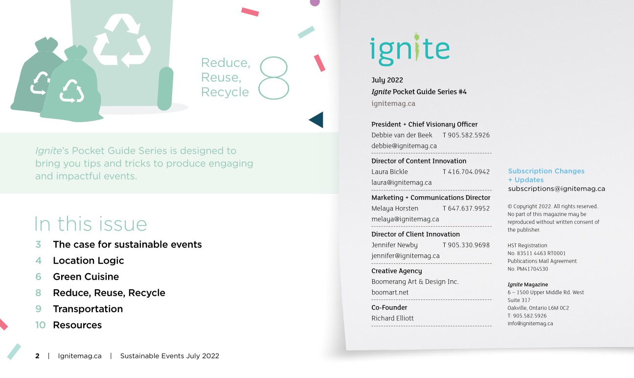 Ignite Pocket Guide: Sustainable Events