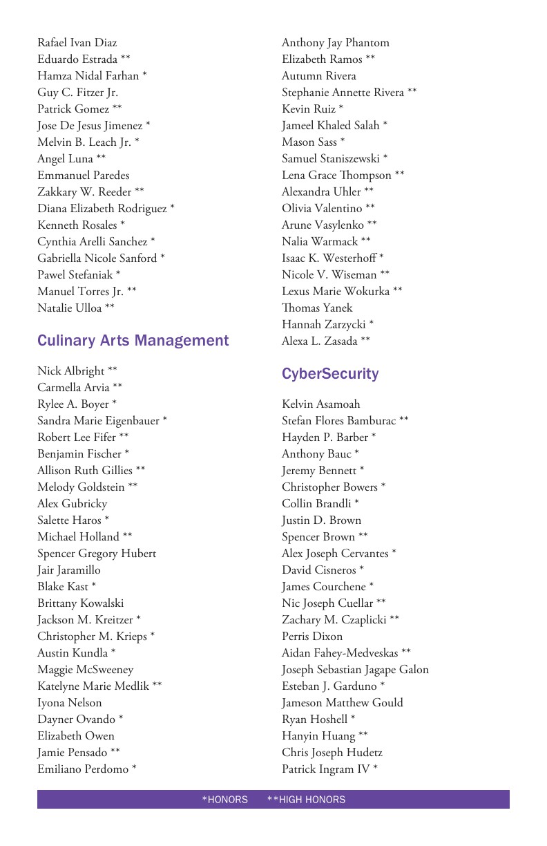 2025 JJC Graduation Program