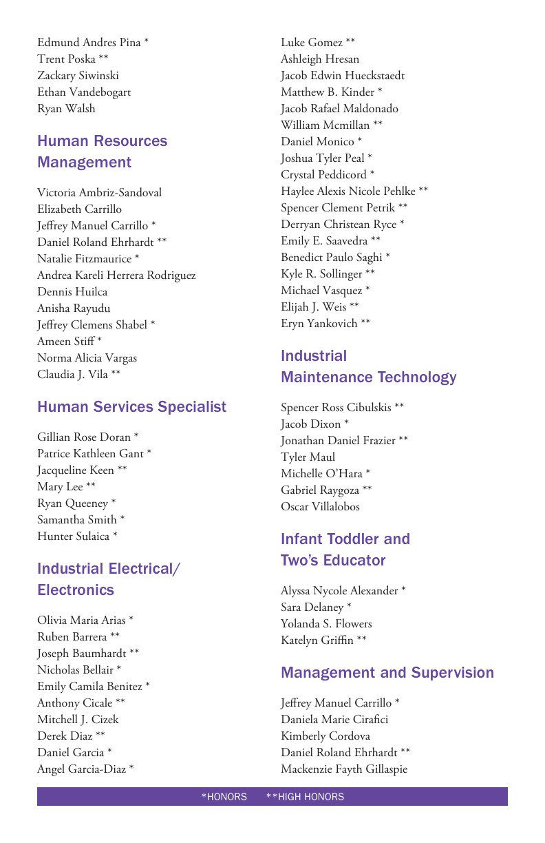 2025 JJC Graduation Program