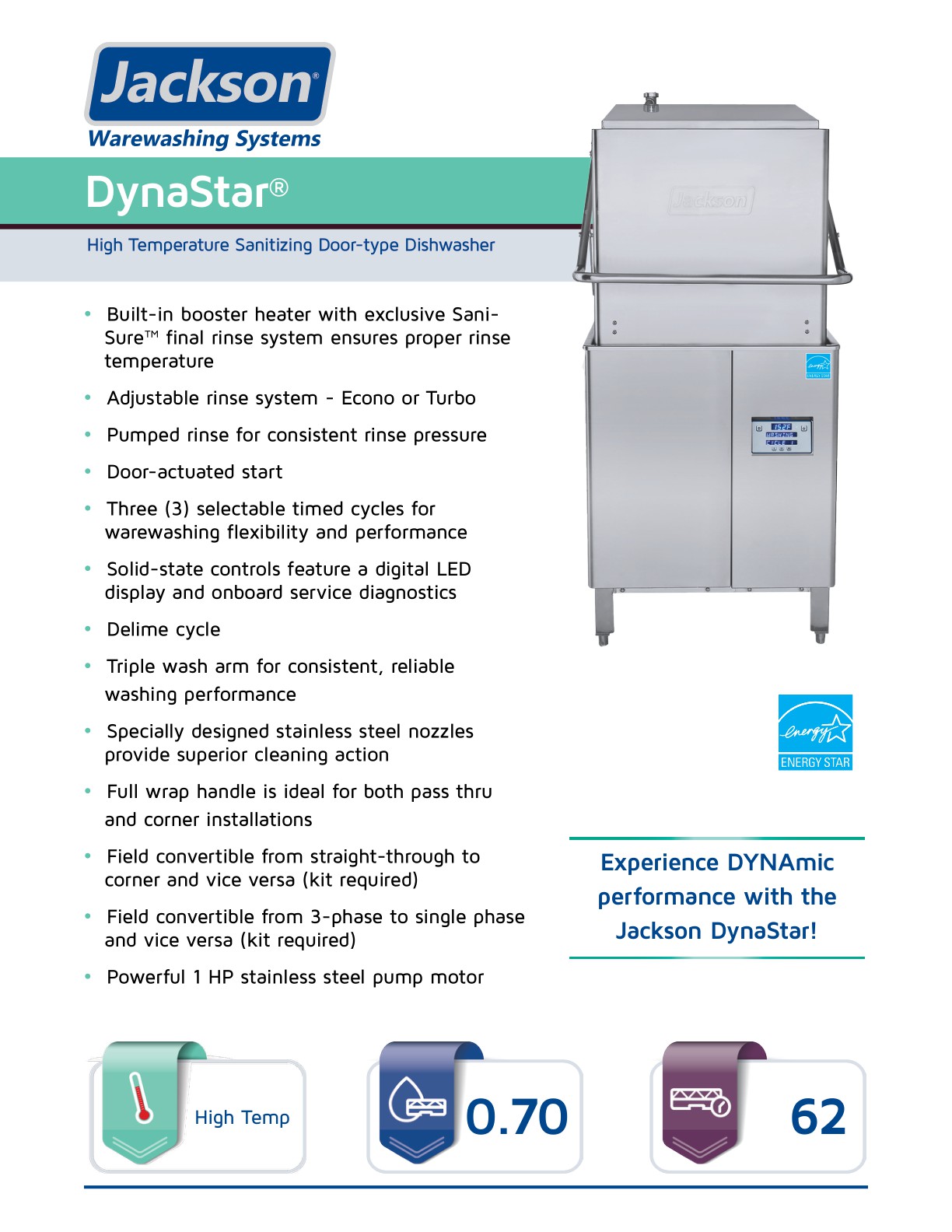 DynaStar Sales Sheet