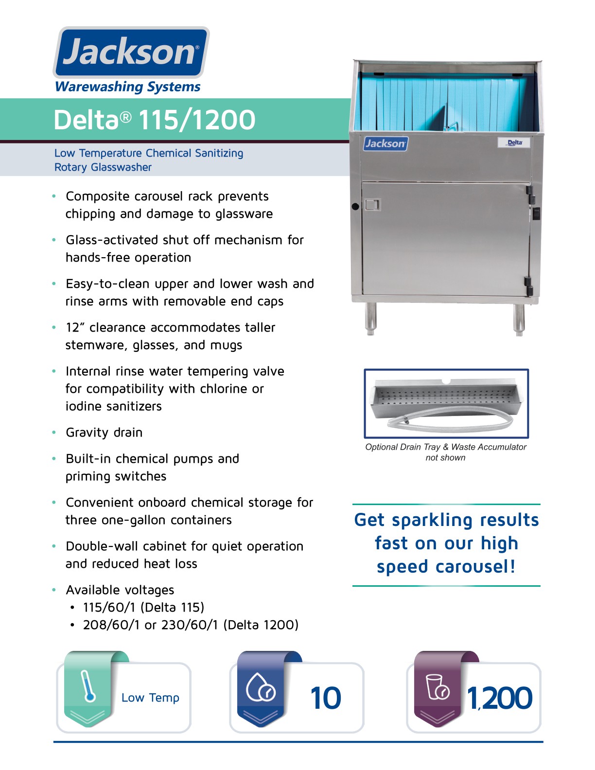 Delta 115/1200 Sales Sheet