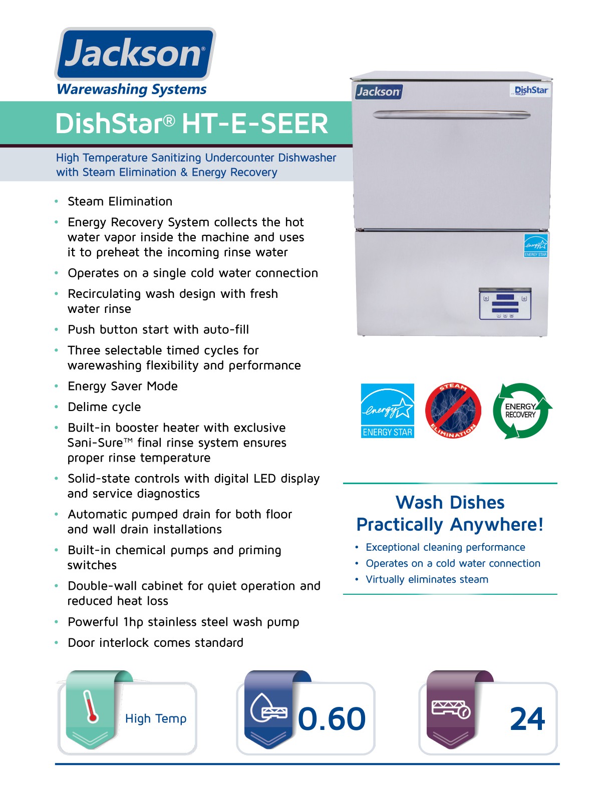DishStar HT-E-SEER Sales Sheet